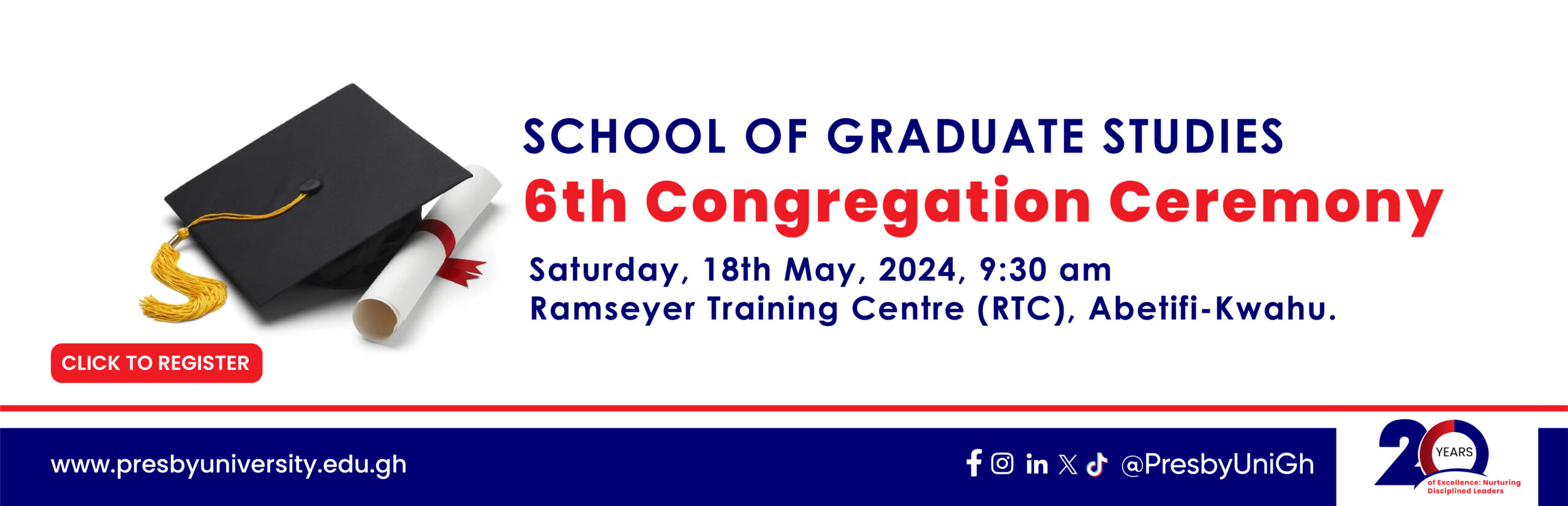 Presbyterian University College, Ghana | Discipline in Leadership